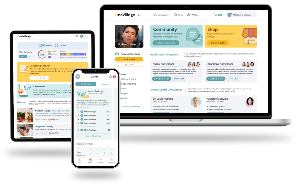OneVillage: Personalized Patient and Caregiver Navigation